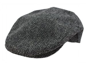 flat cap for men made in ireland irish hat flat cap 100% irish wool gray l