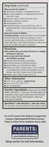 Cold, Cough, and Sore Throat, Mucinex Children's Cold, Cough, & Sore Throat Liquid, Mixed Berry, 4oz (Packaging May Vary) Controls Cough, Relieves Nasal & Chest Congestion, Thins & Soothes Sore Throat