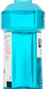 Listerine Cool Mint Antiseptic Mouthwash for Bad Breath, Plaque and Gingivitis, 1.5 L