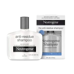 Neutrogena Anti-Residue Clarifying Shampoo, Gentle Non-Irritating Clarifying Shampoo to Remove Hair Build-Up & Residue, 6 fl. oz