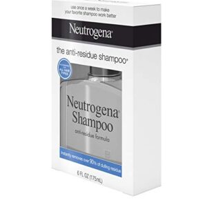 Neutrogena Anti-Residue Clarifying Shampoo, Gentle Non-Irritating Clarifying Shampoo to Remove Hair Build-Up & Residue, 6 fl. oz