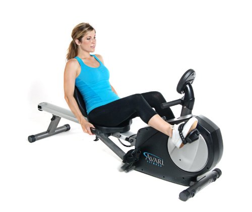 Avari Conversion II Rower/Recumbent Bike, Black - Smart Workout App, No Subscription Required - Rowing Machine and Stationary Exercise Bike