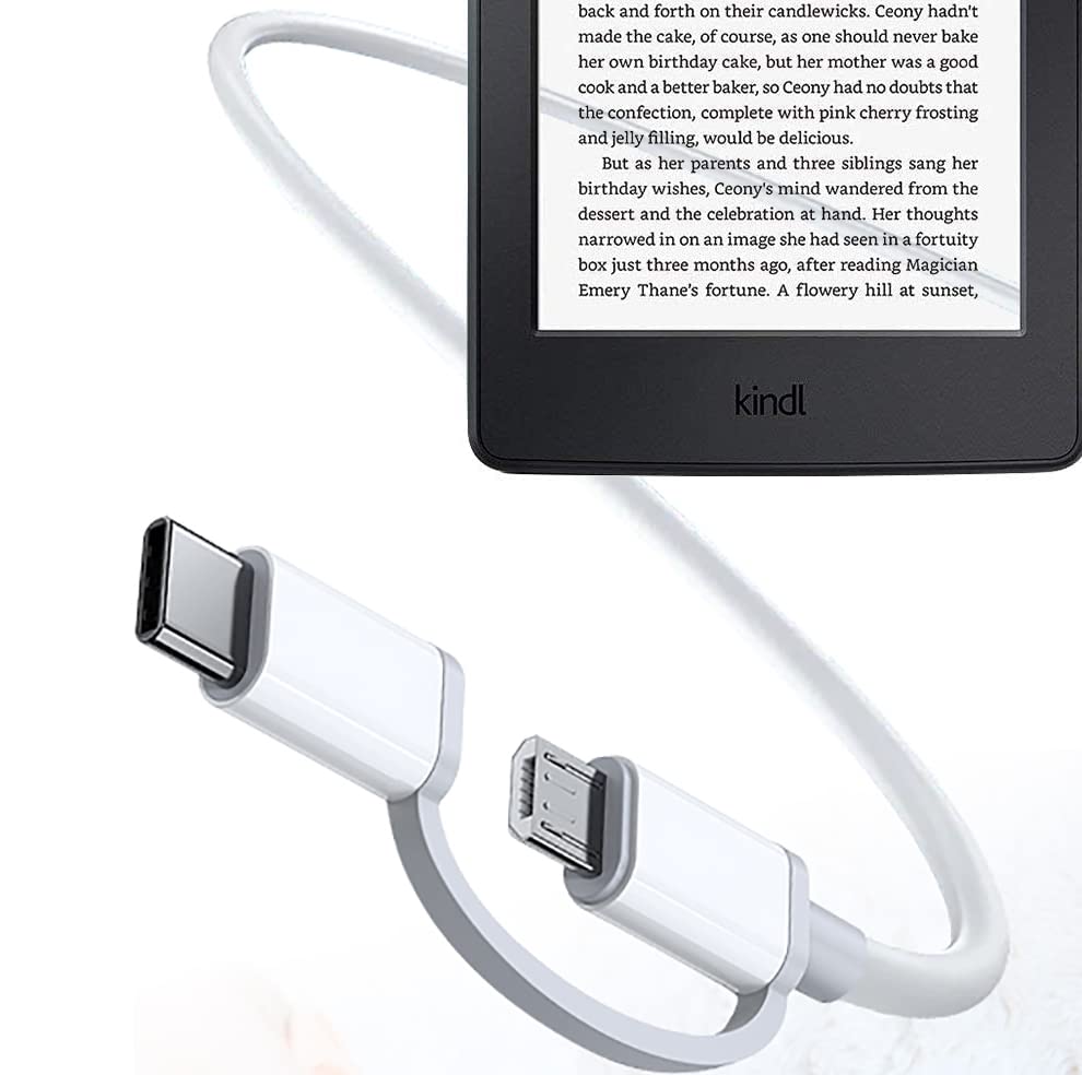 kindle cord replacement, Amazon Fire or Paperwhite charger, 10th 3rd Generation Kindle Paperwhite charging cable