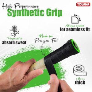 Tourna PRO Tour Grip Thin Replacement Tennis Grip 1.5mm - Black