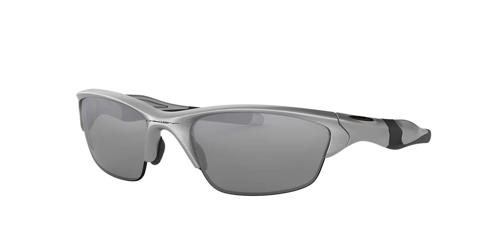 Oakley Men's Oo9153 Half Jacket 2.0 Low Bridge Fit Rectangular Sunglasses, Silver/Slate Iridium, 62 mm