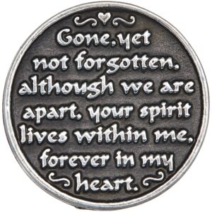 Cathedral Art, Silver (Abbey & CA Gift) Loving Memory Pocket Token, 1-Inch