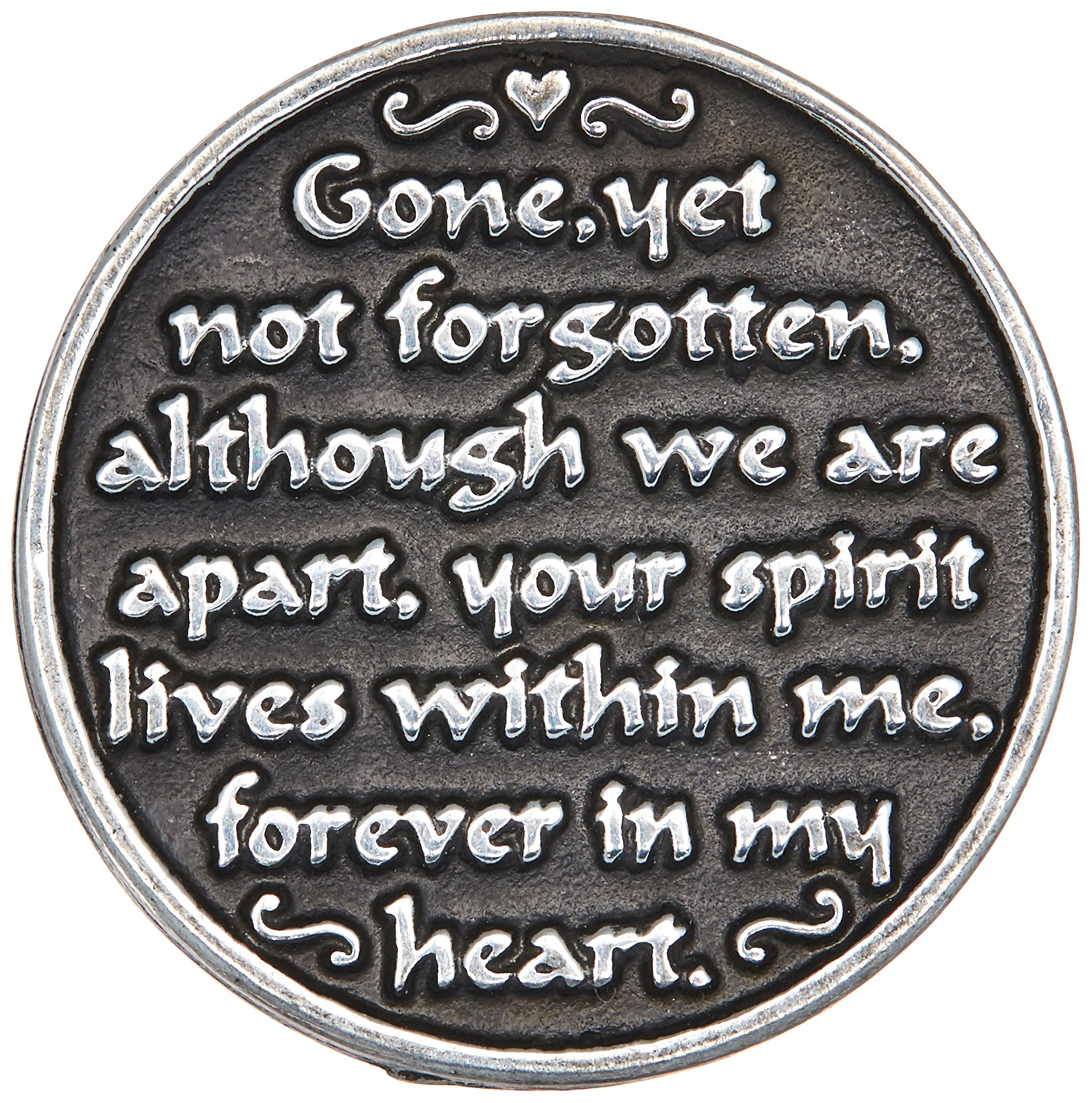 Cathedral Art, Silver (Abbey & CA Gift) Loving Memory Pocket Token, 1-Inch