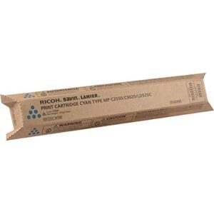 ricoh aficio mp c2050/c2550 cyan toner 1-315 gm ctg/ctn 5500 yield