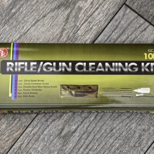 SE 10-Piece Rifle-Gun Cleaning Kit - includes Brass Brushes, Rod Extenders, and Canvas Storage Pouch - GC16M