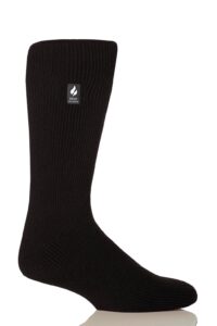 heat holders thermal socks, men's original, us shoe size 7-12, black