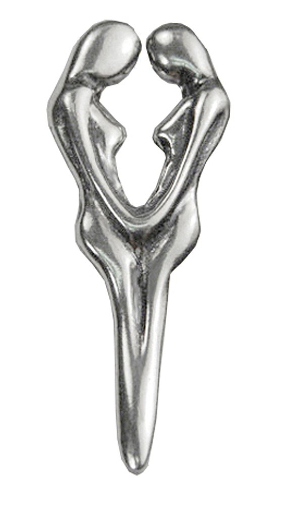 Sterling Silver Lesbian Couple Pendant