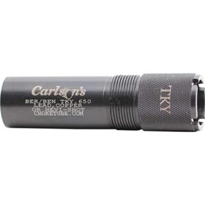 CARLSON’S Choke Tubes 12 Gauge Compatible for Beretta Benelli Mobil [ Turkey | 0.650 Diameter ] Blued Steel | Extended Turkey Choke Tube | Made in USA