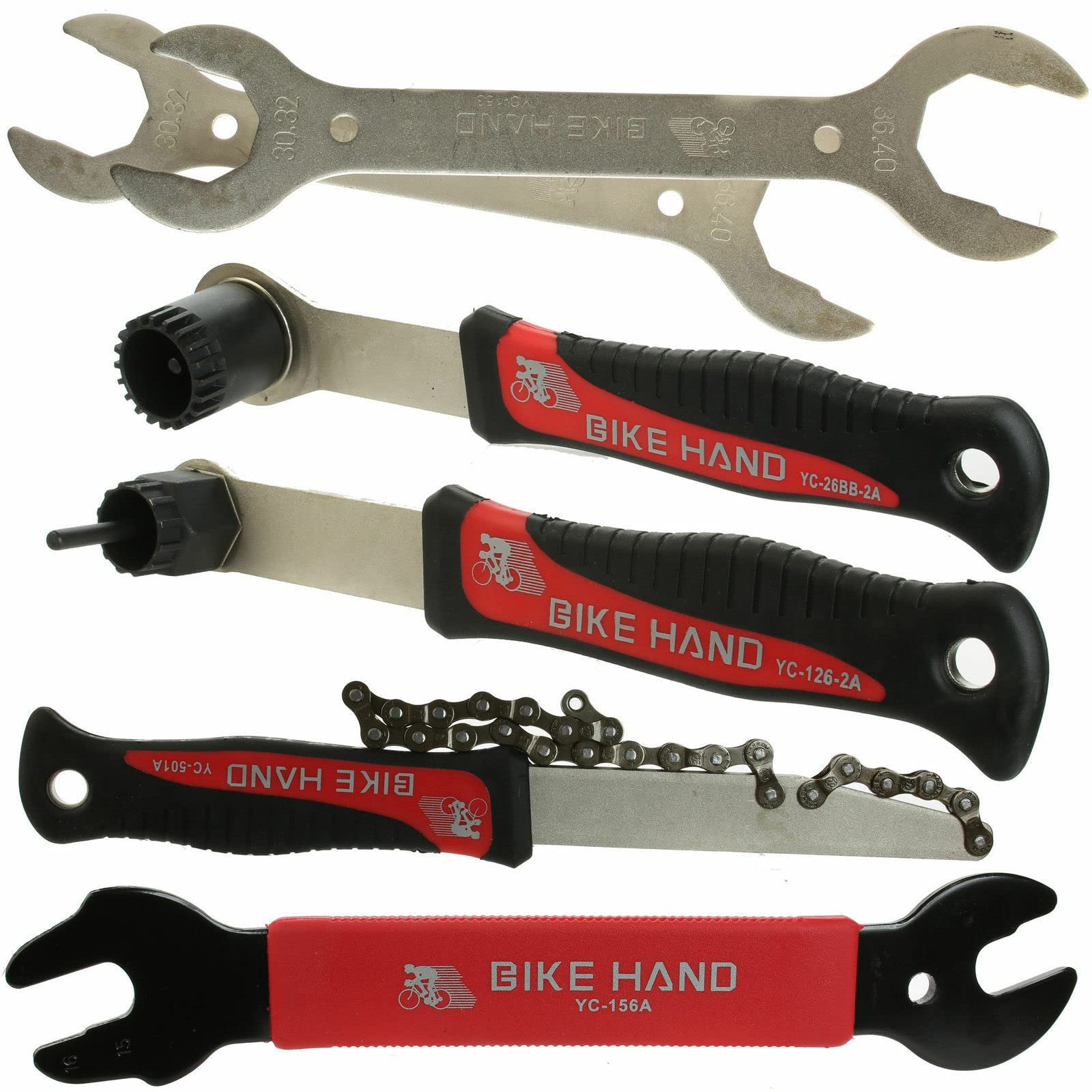 BikeHand 37pcs Bike Bicycle Repair Tool Kit with Torque Wrench - Quality Tools Kit Set for Mountain Bike Road Bike Maintenance in a Neat Storage Case