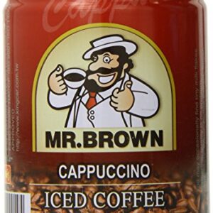 Mr. Brown Iced Coffee, Cappuccino, 8.12 Fl Oz (Pack of 24)