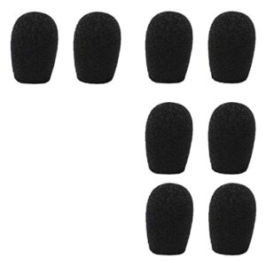 20mm headset & lapel lavalier microphone windscreens - 8 pack