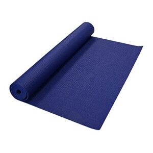 afg premium non slip yoga mat ¼-inch thick dense padding for pilates, stretching & toning workouts for men & women 68" x 24"