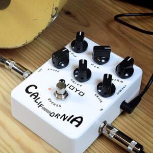 Joyo JF-15 California Sound Effects Pedal with Modern Ultra-High Gain Amp Simulator and Unique Voice Control