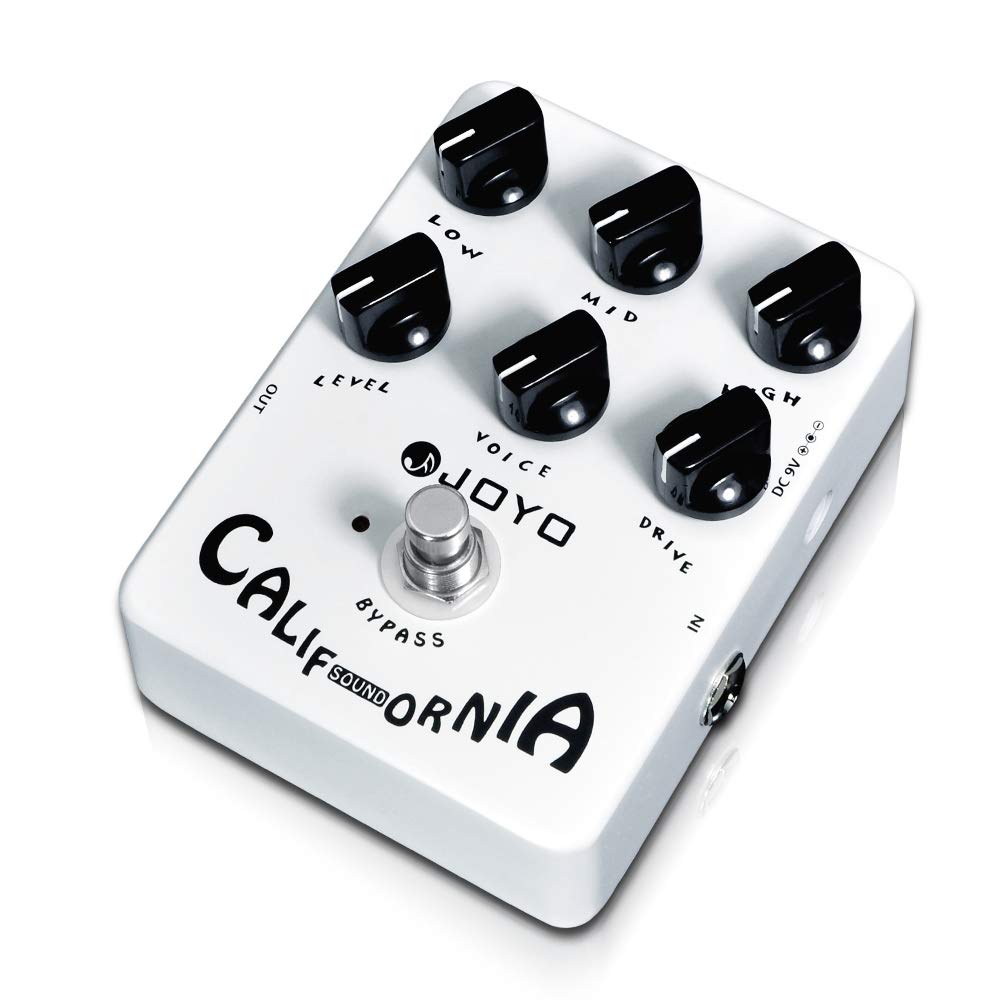 Joyo JF-15 California Sound Effects Pedal with Modern Ultra-High Gain Amp Simulator and Unique Voice Control