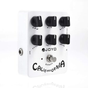 Joyo JF-15 California Sound Effects Pedal with Modern Ultra-High Gain Amp Simulator and Unique Voice Control