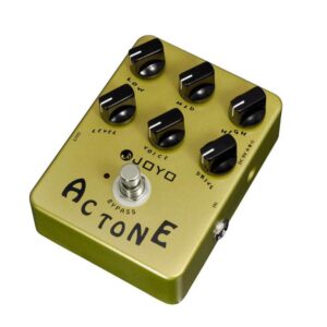 JOYO JF-13 AC Tone Vintage Tube Amplifier Effects Pedal Analog Circuit British Rock Distortion Sound for Electric Guitar Effect - Bypass