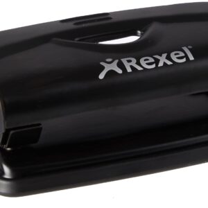 Rexel 2100759 Value 2 Hole 10 Sheet Metal Punch - Black