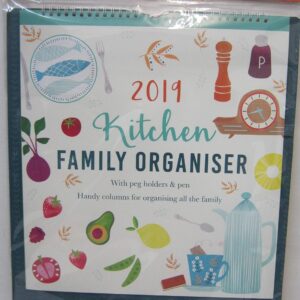 Tallon 0026 Family Calendar with Peg Hangers & Pen