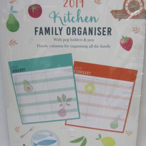 Tallon 0026 Family Calendar with Peg Hangers & Pen