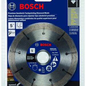 BOSCH DD510H 5-Inch Premium Sandwich Tuckpointing Diamond Blade,Grey