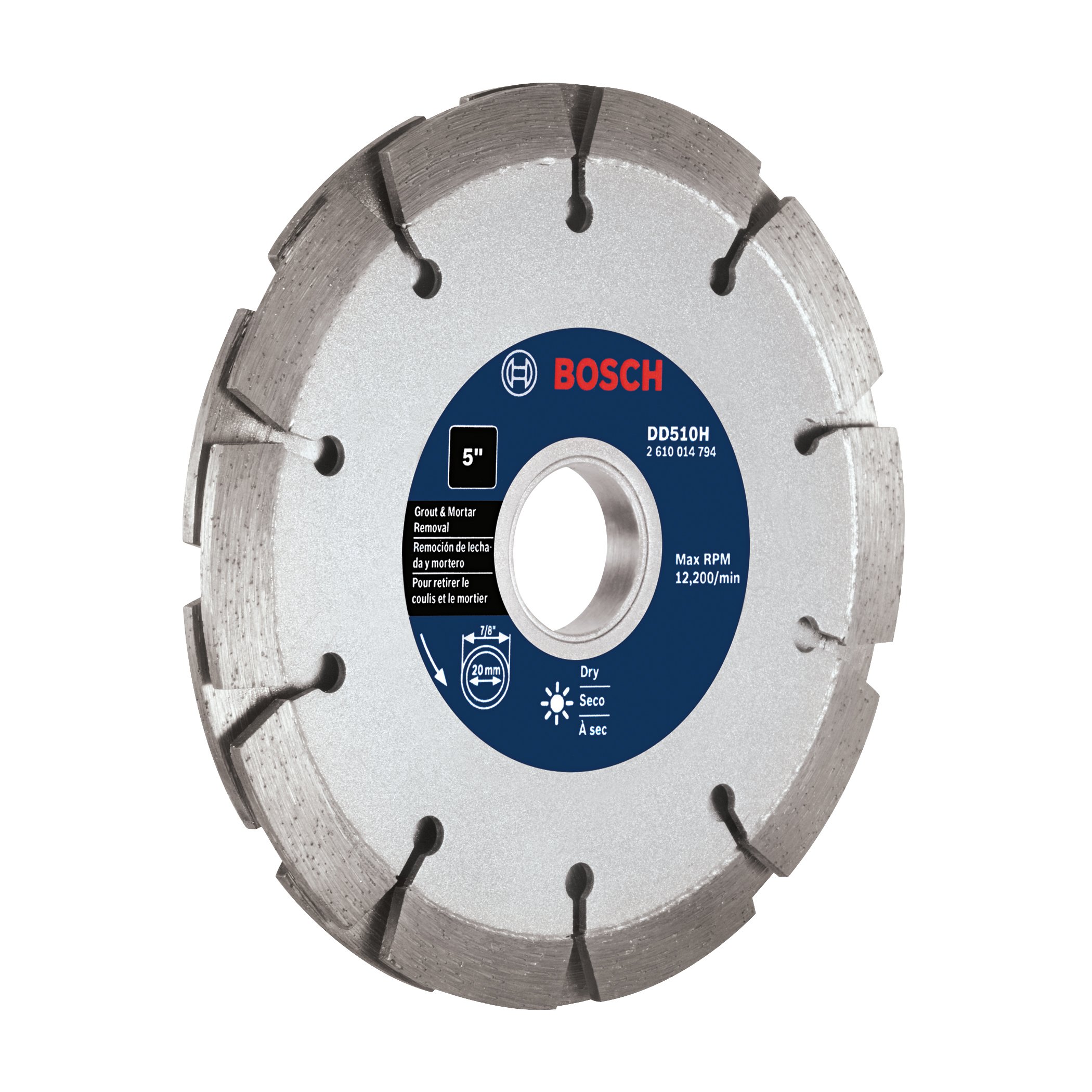 BOSCH DD510H 5-Inch Premium Sandwich Tuckpointing Diamond Blade,Grey