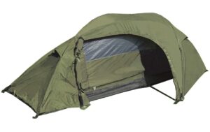 mil-tec recom 1-man tent, olive green, 240 x 135 x 85 cm