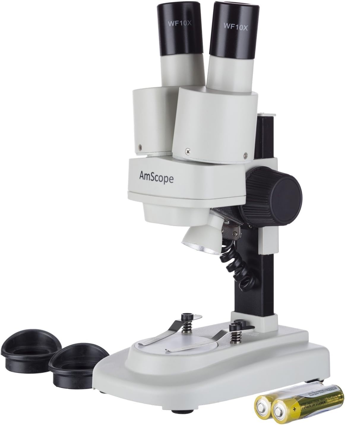 AmScope Kids SE100ZZ-LED Portable LED Stereo Microscope with 20X and 50X Magnifications