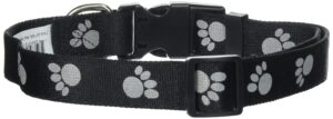 petmate reflective paw collar, black