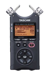 tascam, 4 ad converter, usb2.0, black, dr-40