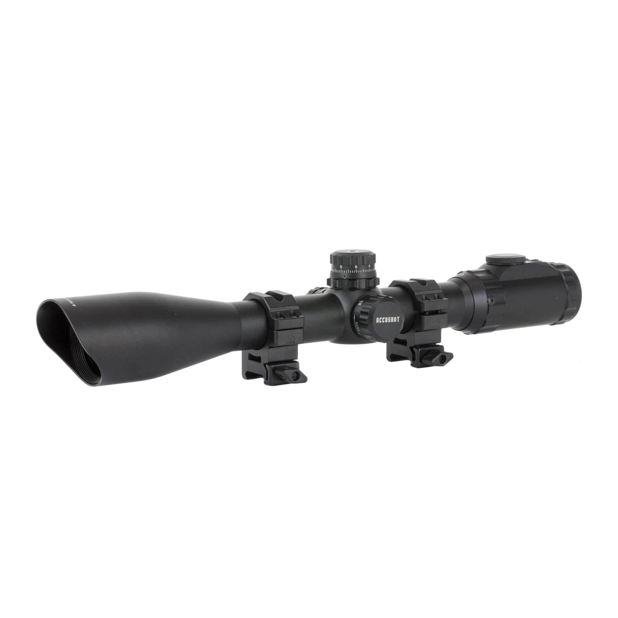 UTG 4-16X44 30mm Scope, AO, 36-color Mil-dot, w/ Rings , Black