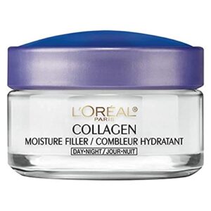 l'oreal paris collagen moisture filler day/night cream, 1.7 ounce (pack of 2)