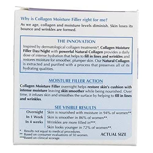 L'Oreal Paris Collagen Moisture Filler Day/Night Cream, 1.7 Ounce (Pack of 2)