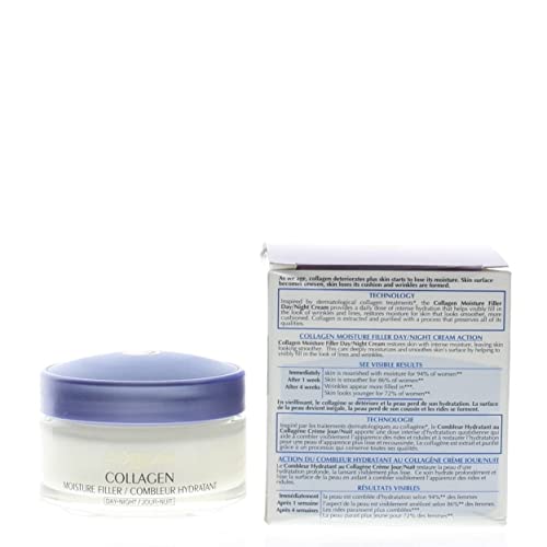 L'Oreal Paris Collagen Moisture Filler Day/Night Cream, 1.7 Ounce (Pack of 2)