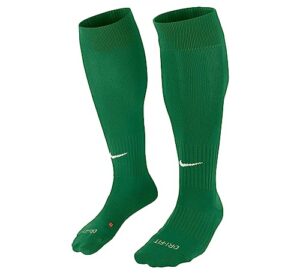 nike men's u classic ii cush otc-team socks, green, youth large / 11-13