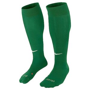 NIKE Men's U Classic Ii Cush OTC-Team Socks, Green, Youth Large / 11-13