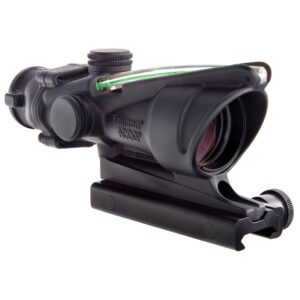 trijicon ta31h-68-g acog 4x32 scope with dual illuminated green horseshoe 6.8 ballistic reticle and ta51 mount