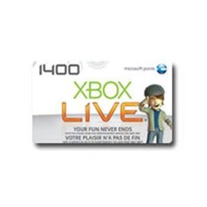 Microsoft Xbox 360 Live Points Retail