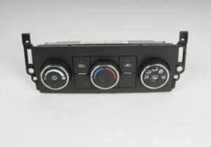 acdelco gm original equipment 15-74187 heating and air conditioning control panel with rear window defogger switch