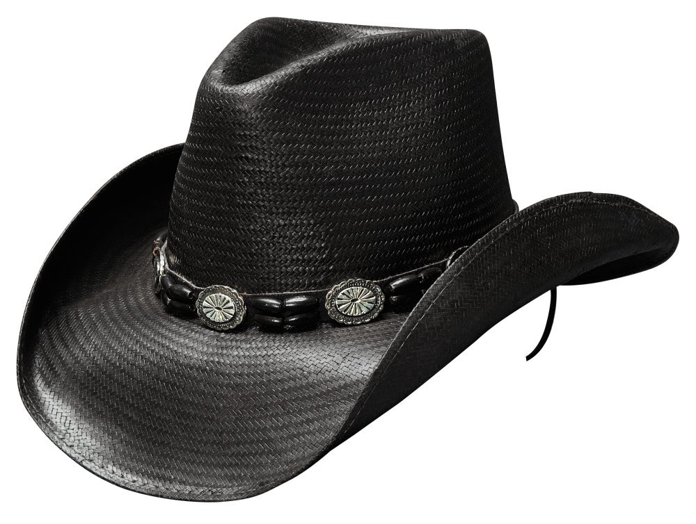 Bullhide Black Hills Western Hat Shantung Panama Black Large