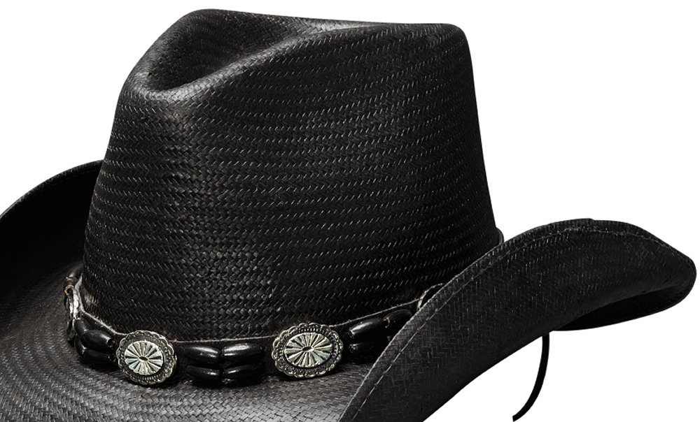 Bullhide Black Hills Western Hat Shantung Panama Black Large