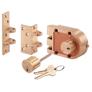 segal se 19361 bronze, double cylinder deadlock (single pack)