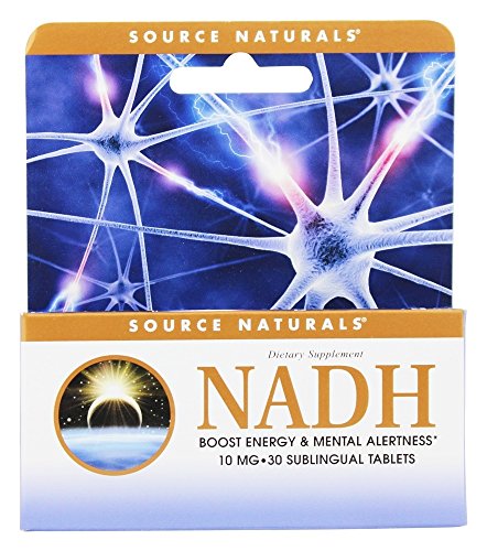 Source Naturals NADH 10mg, Boost Energy and Mental Alertness*, 10mg - 30 Peppermint Lozenges