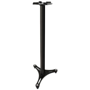 ultimate support ms-90/45b ms series professional column studio monitor stand with non-marring decoupling pads - 45"/black