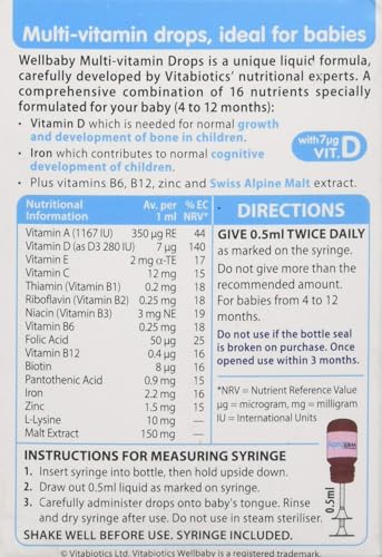 Vitabiotics Wellkid Baby Drops (30ml)