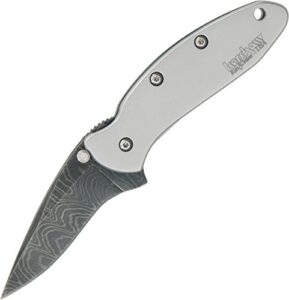 kershaw 1600dam chive a/o damascus hunting knives