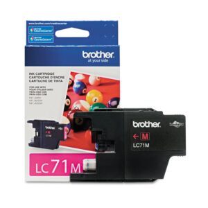 brother printer lc71m standard yield magenta ink